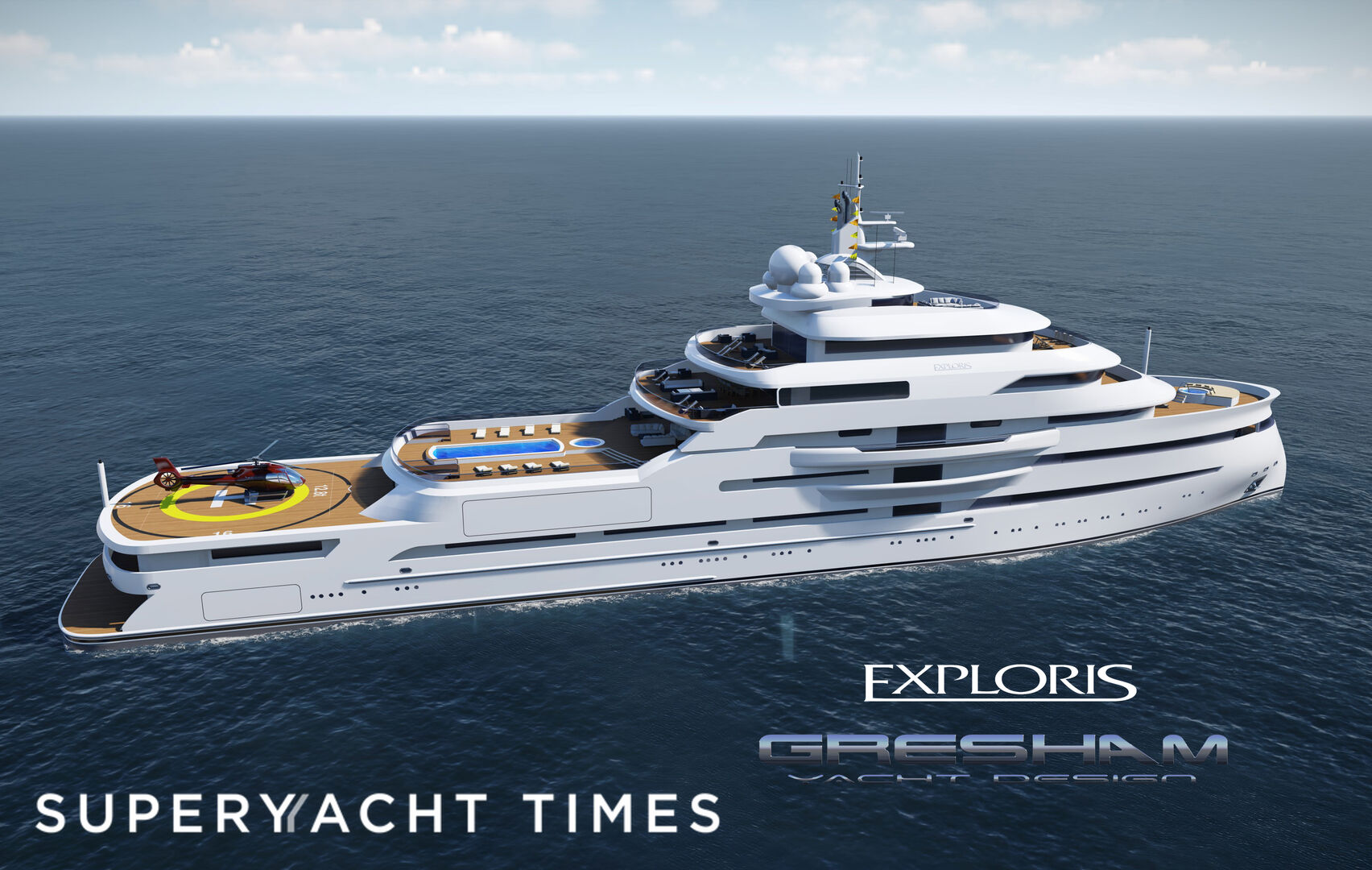 Gresham Yacht Design presents new 100m explorer yacht