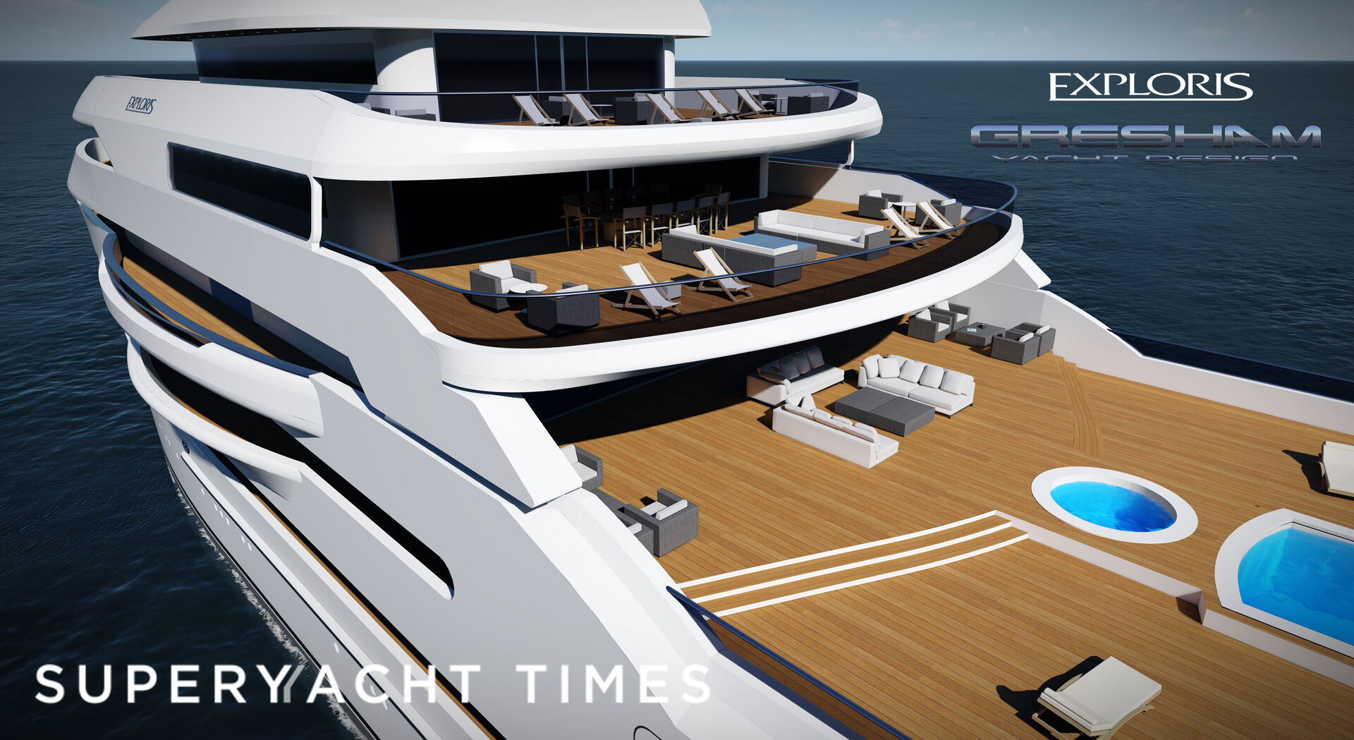 Gresham Yacht Design presents new 100m explorer yacht