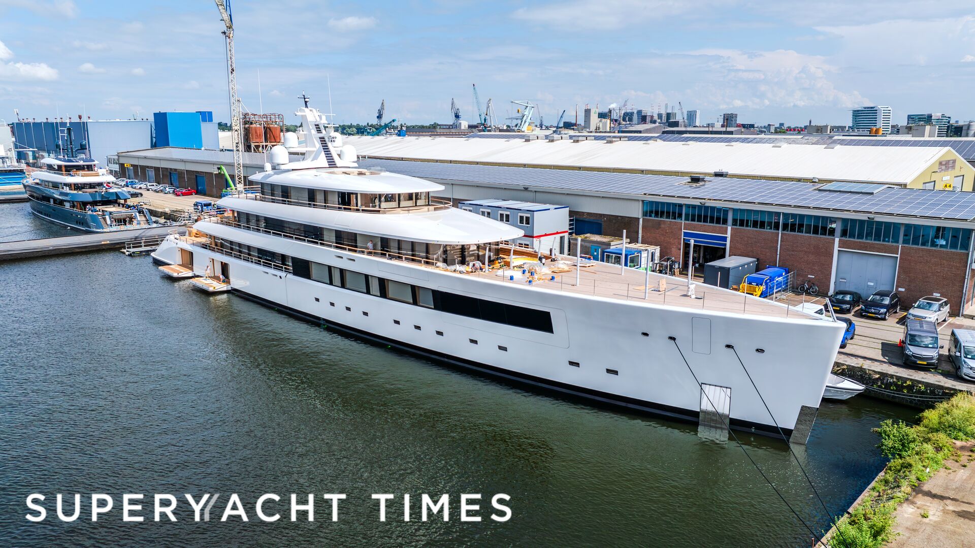 In Pictures: Feadship superyachts 83m Sakura and 60m B in Amsterdam