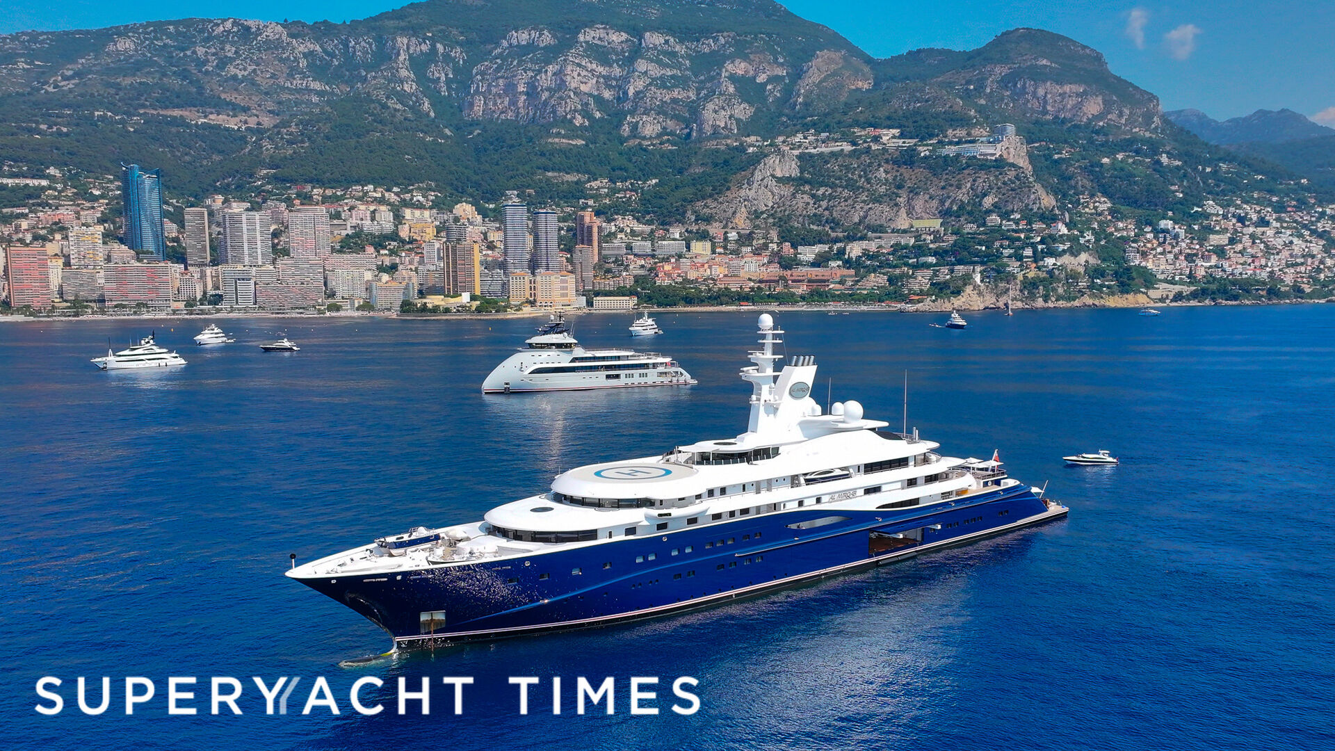 133m superyacht Al Mirqab in Monaco