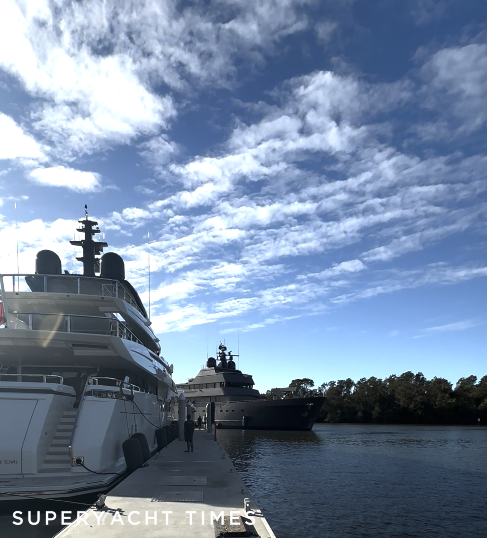 50m superyacht JeMaSa undergoing significant rebuild