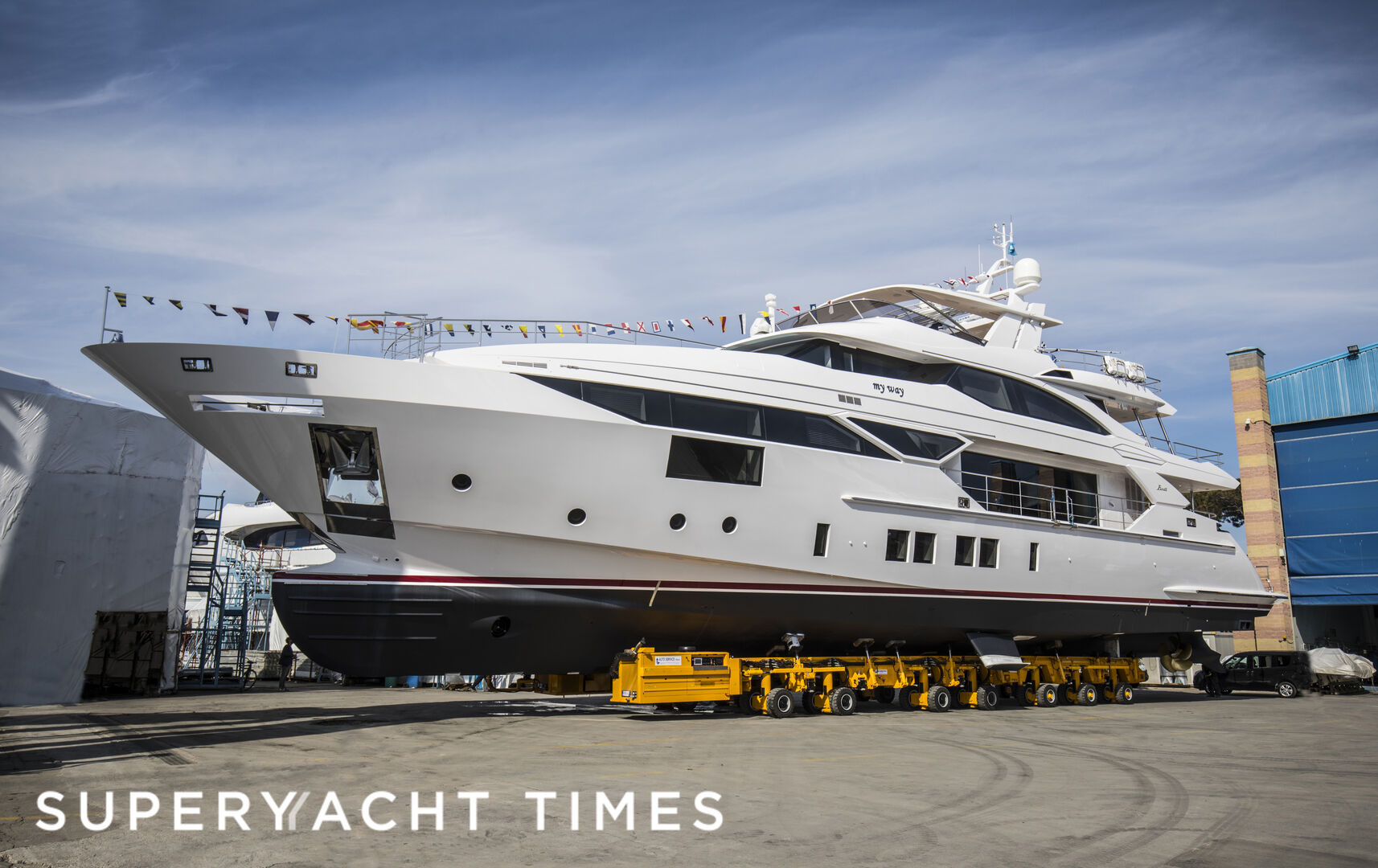 Benetti launches two Fast 125 superyachts in Viareggio