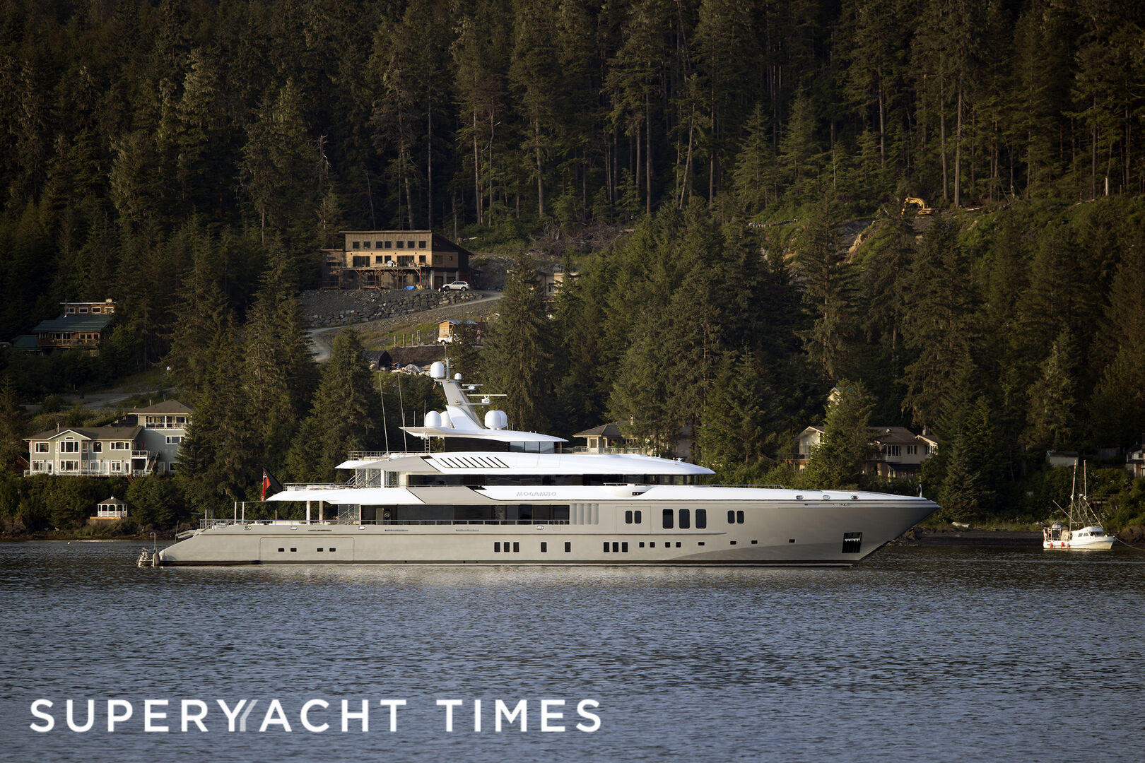 74m Nobiskrug superyacht Mogambo in Alaska