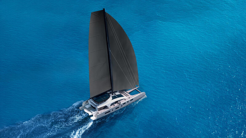 U4 Marine reveals interiors of 32m carbon-fibre catamaran Project NB110