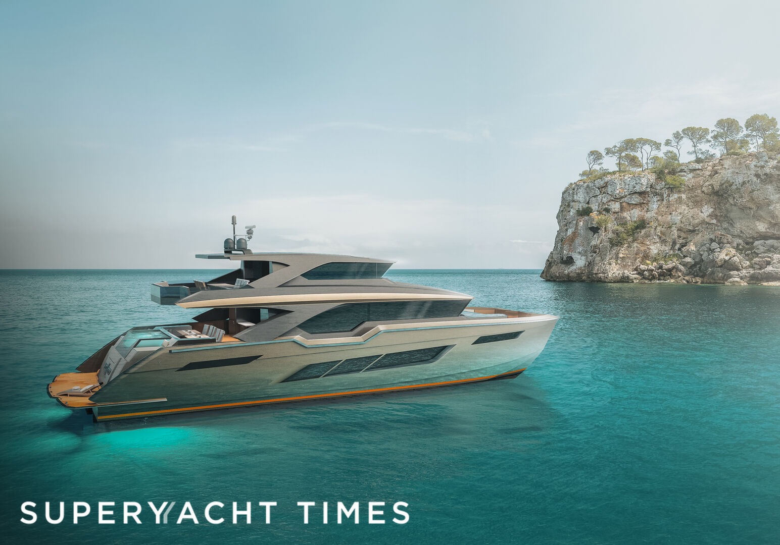 XF95: The 29m hydrofoil assisted catamaran concept