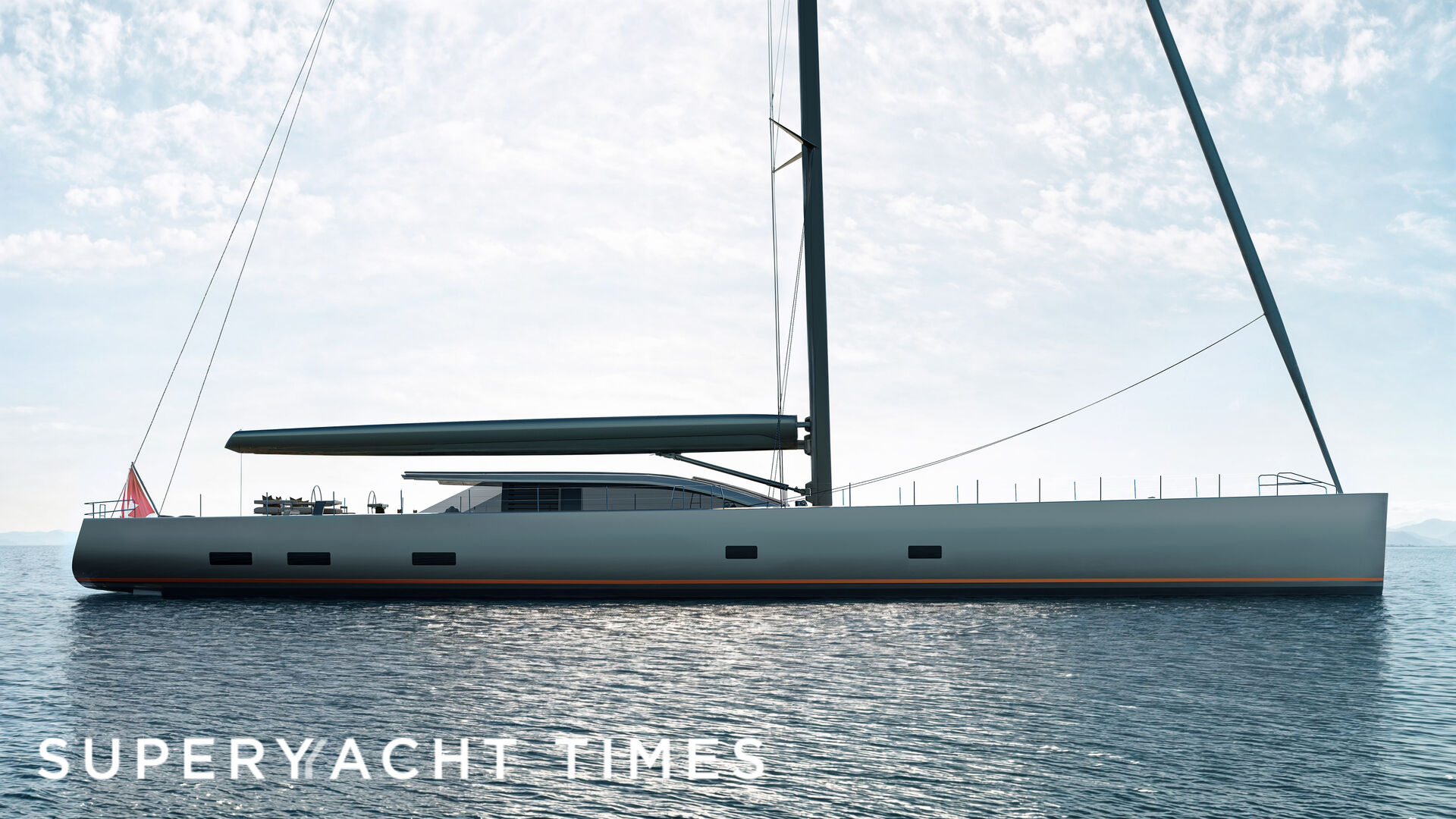 First interior look at in-build 44m Vitters sailing yacht Magic