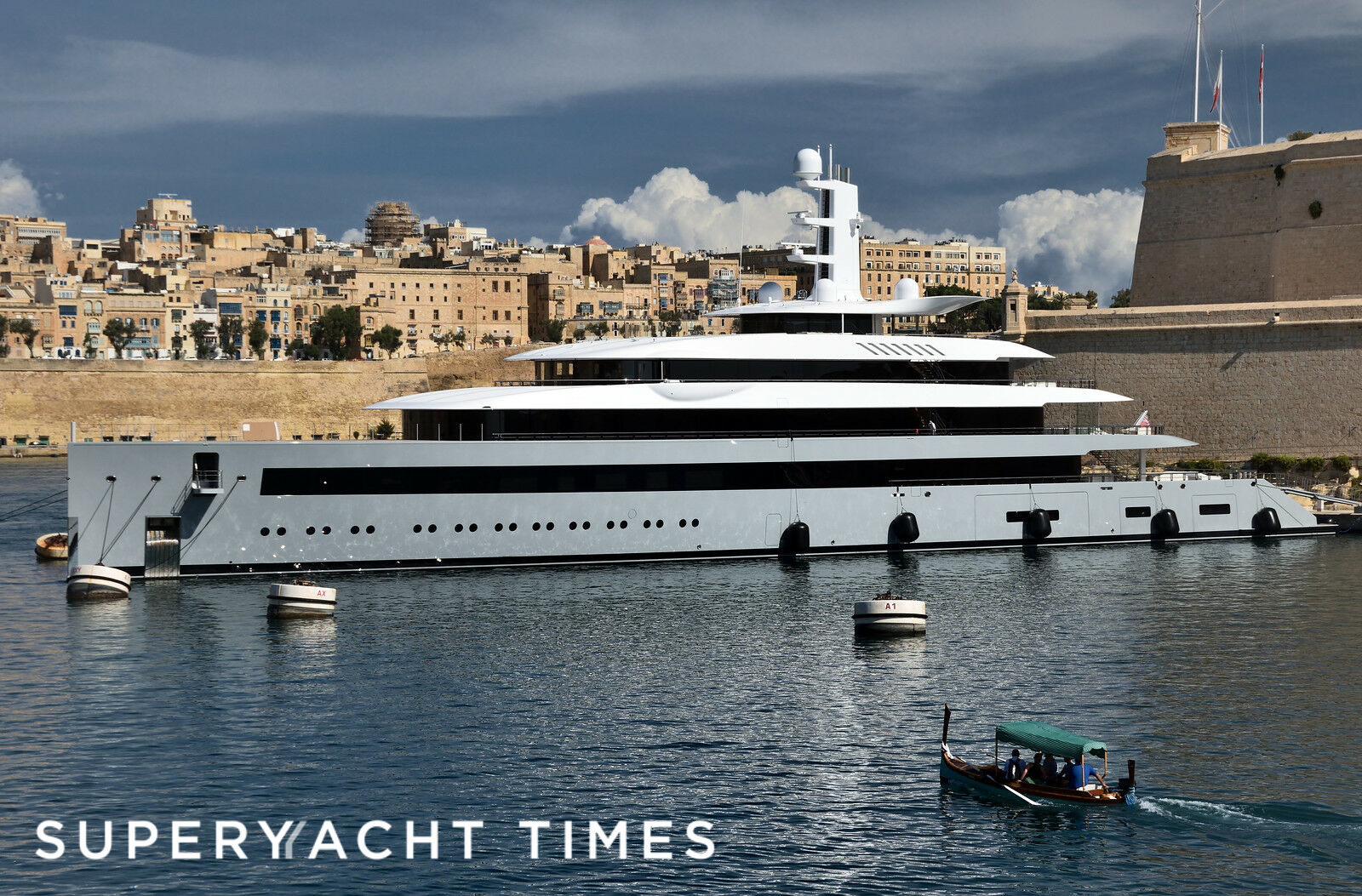 100m Feadship superyacht Moonrise in Malta