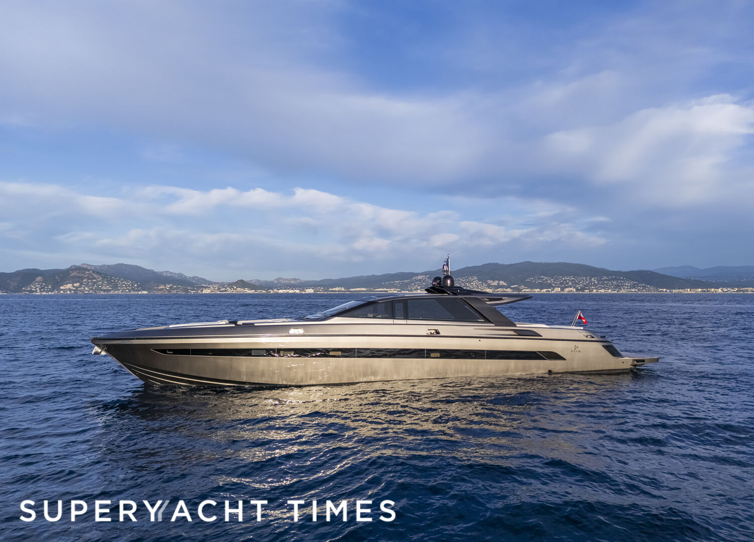 Onboard first 28m flagship Otam 90 GTS sport boat yacht Sexy Me