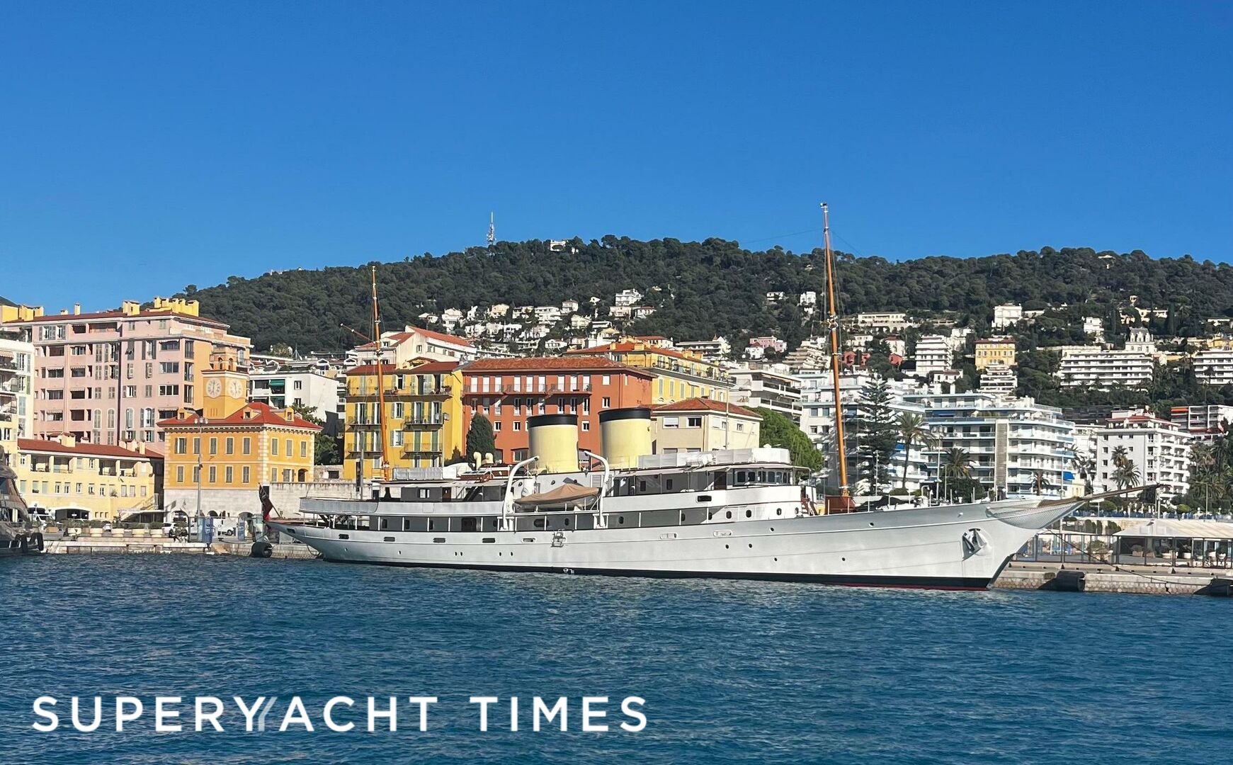83m classic yacht Talitha in Nice