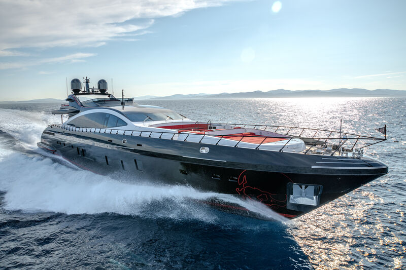 50m Mangusta yacht Black Legend for sale