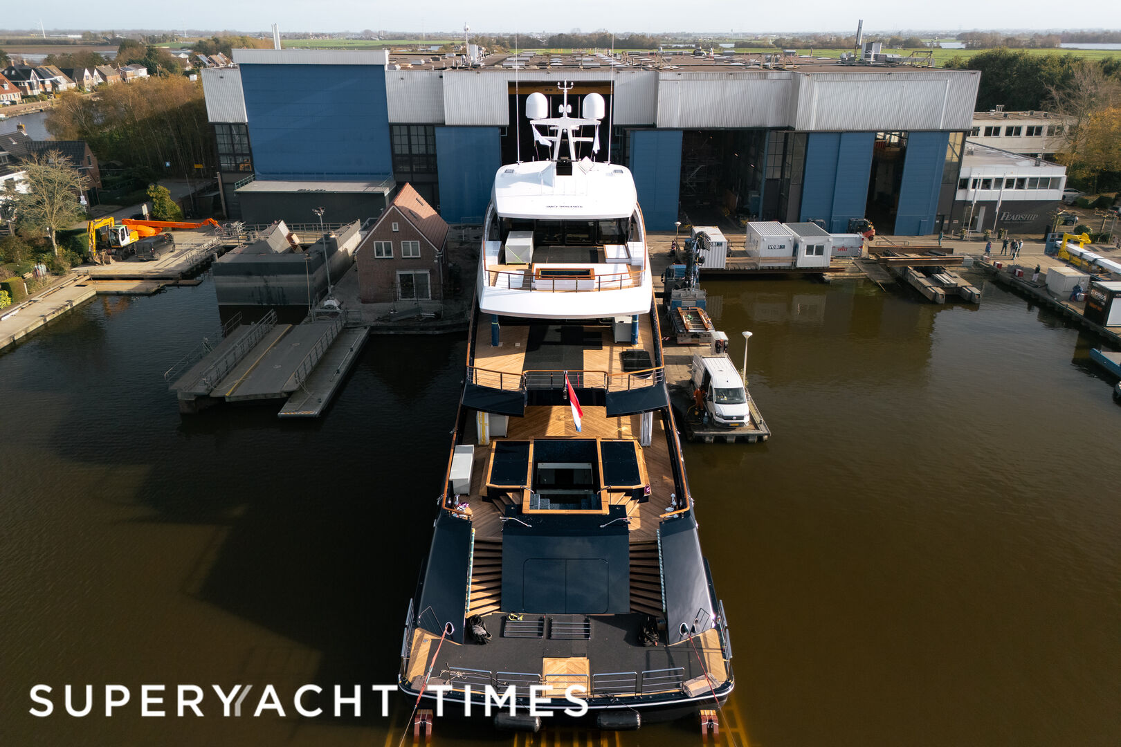 76m Feadship 825 superyacht One launched