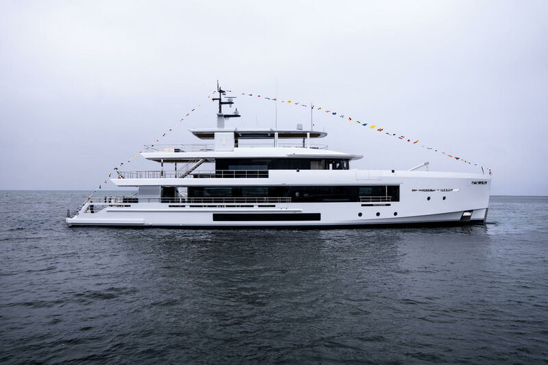 45m CdM superyacht Tremenda delivered