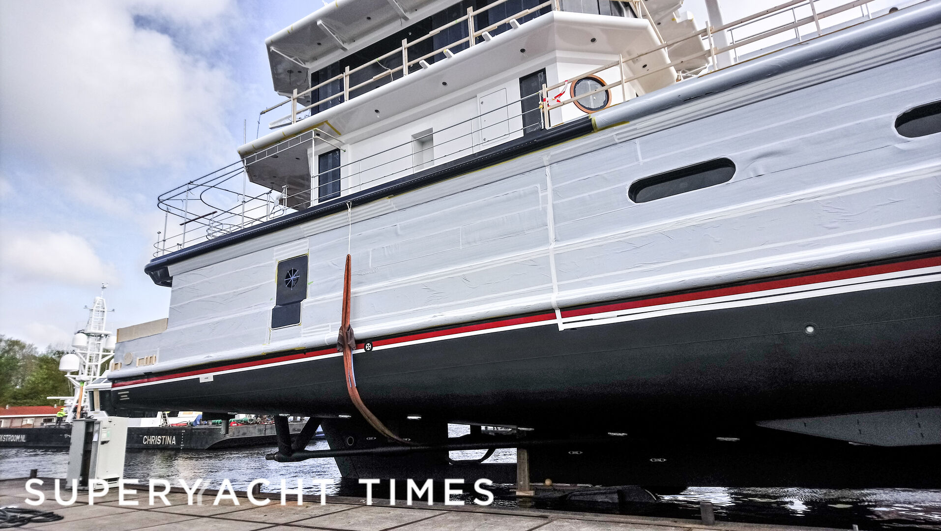 Exclusive: Feadship launching 74m support yacht Sherpa today