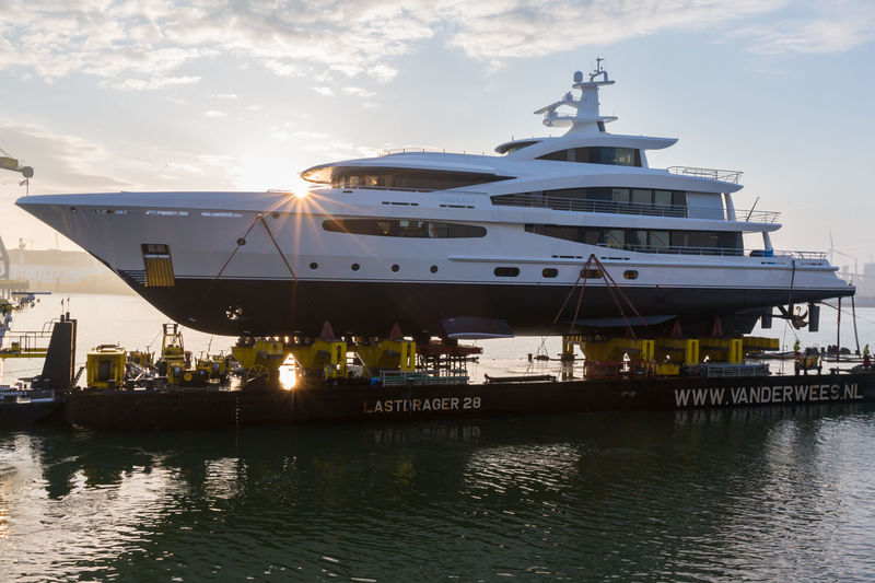 First Amels 188 hybrid superyacht Volpini 2 launched