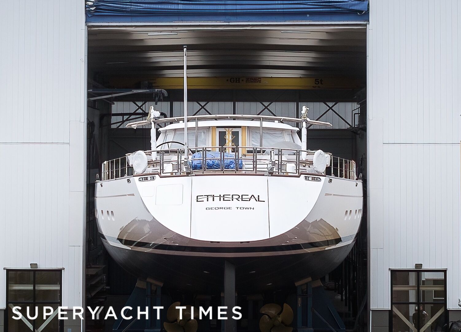 58m Royal Huisman sailing yacht Ethereal completes extensive refit at ...