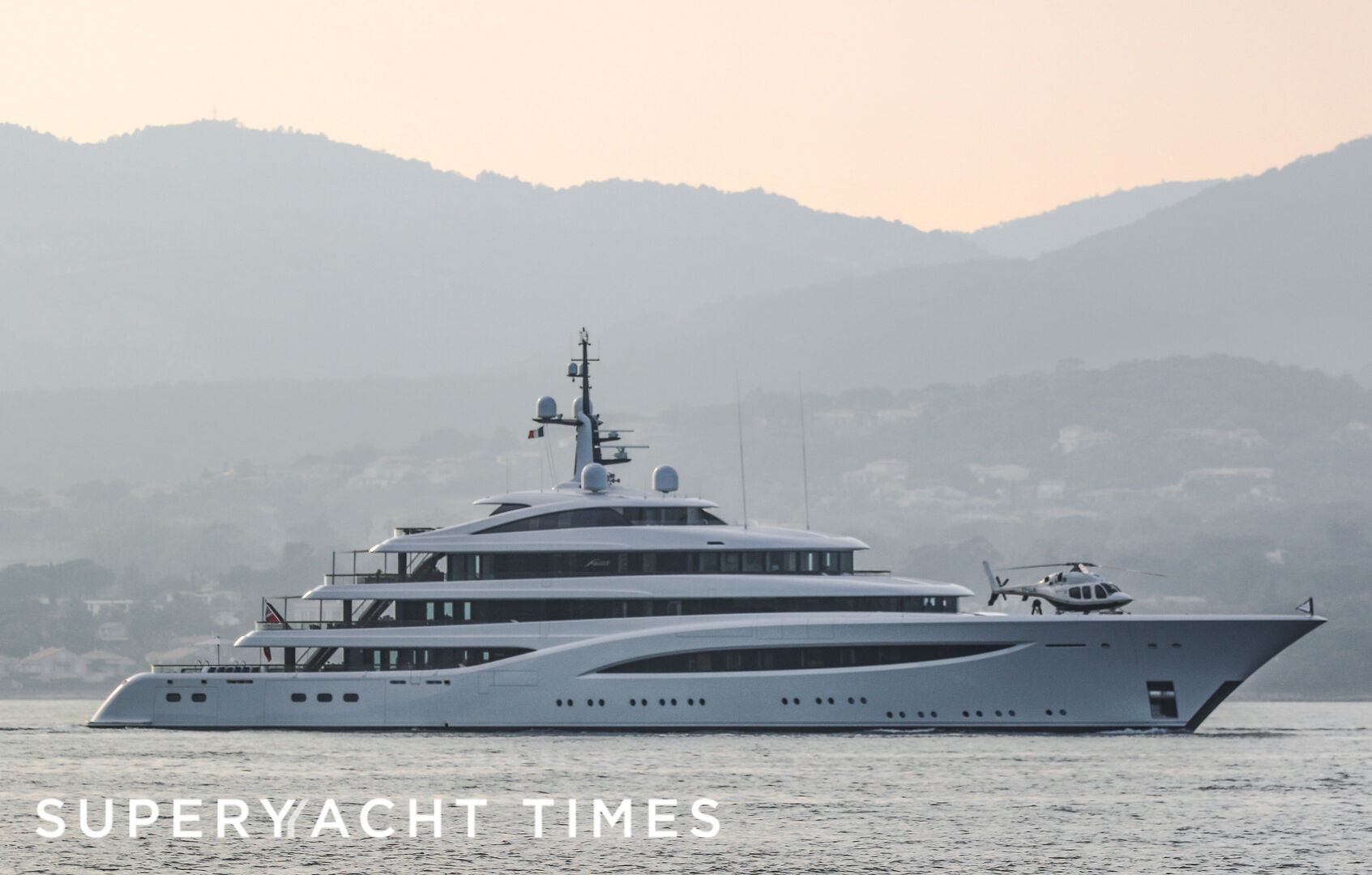 Superyacht Faith on the French Riviera