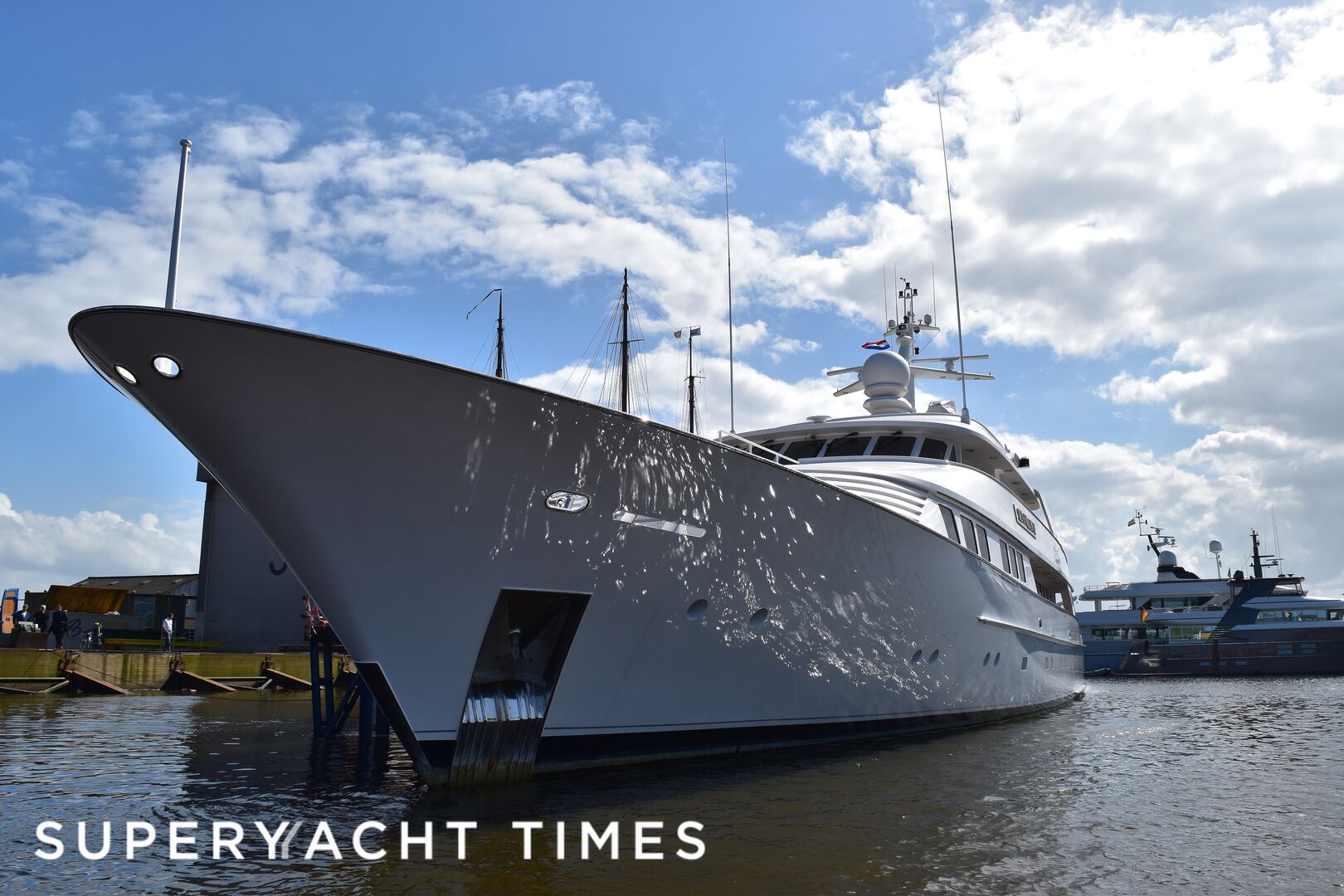 Sea Falcon II arrives at Balk Shipyard for refit works