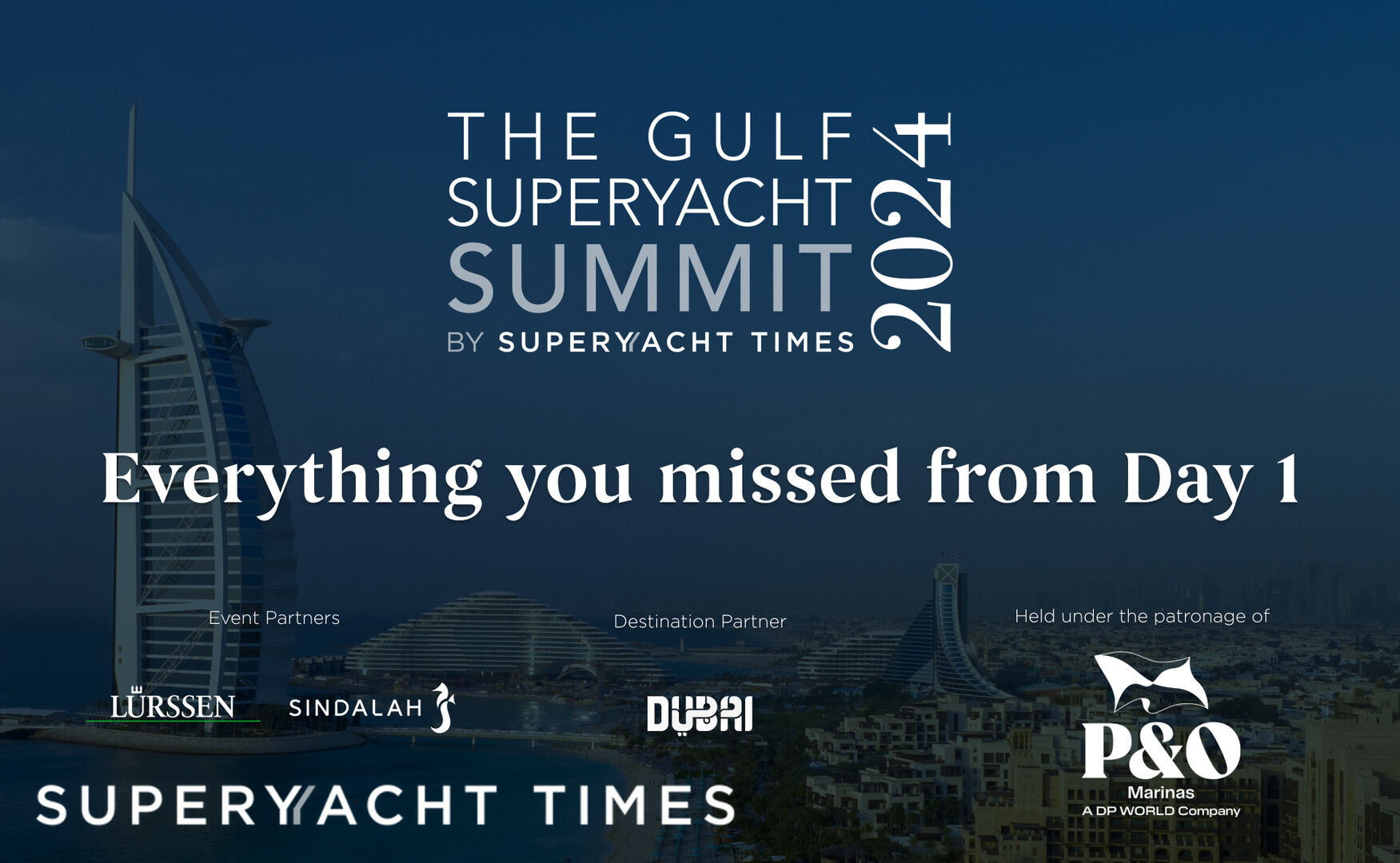 Everything you missed from Day 1 of the Gulf Superyacht Summit 2024