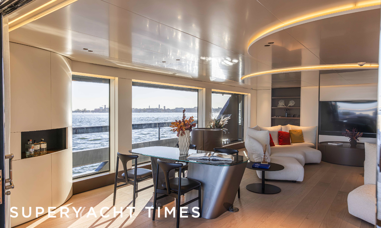 Onboard the first 40m Ocean King Doge 400 superyacht Lori