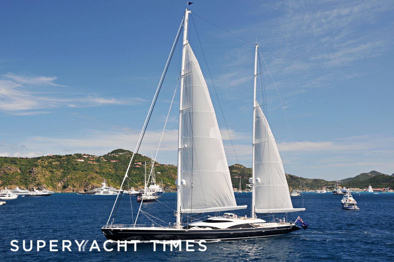 Award-winning 58m Royal Huisman sailing yacht Twizzle sold