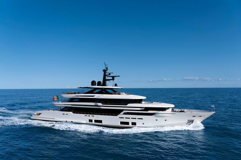 Onboard the 50m all-aluminium Custom Line 50 yacht Asante