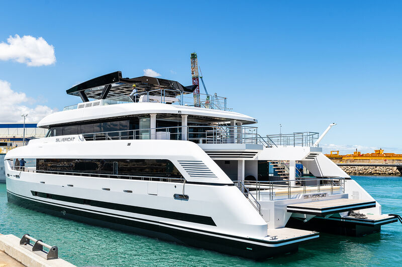 Third 36m SilverYachts catamaran yacht SilverCat launched