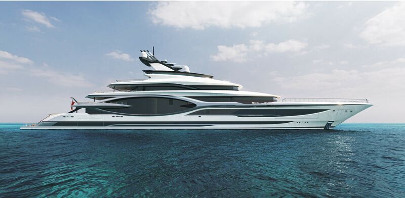 Italy’s largest in-build Admiral 100m yacht in outfitting