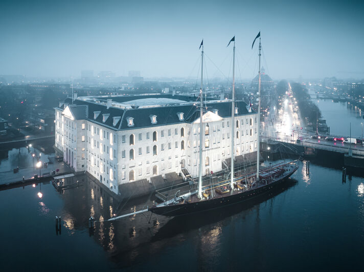 65m Van der Graaf sailing yacht Atlantic in Amsterdam