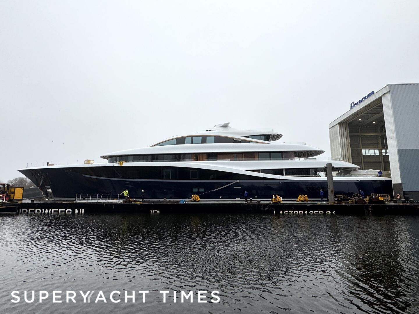 80m Feadship 714 superyacht launched