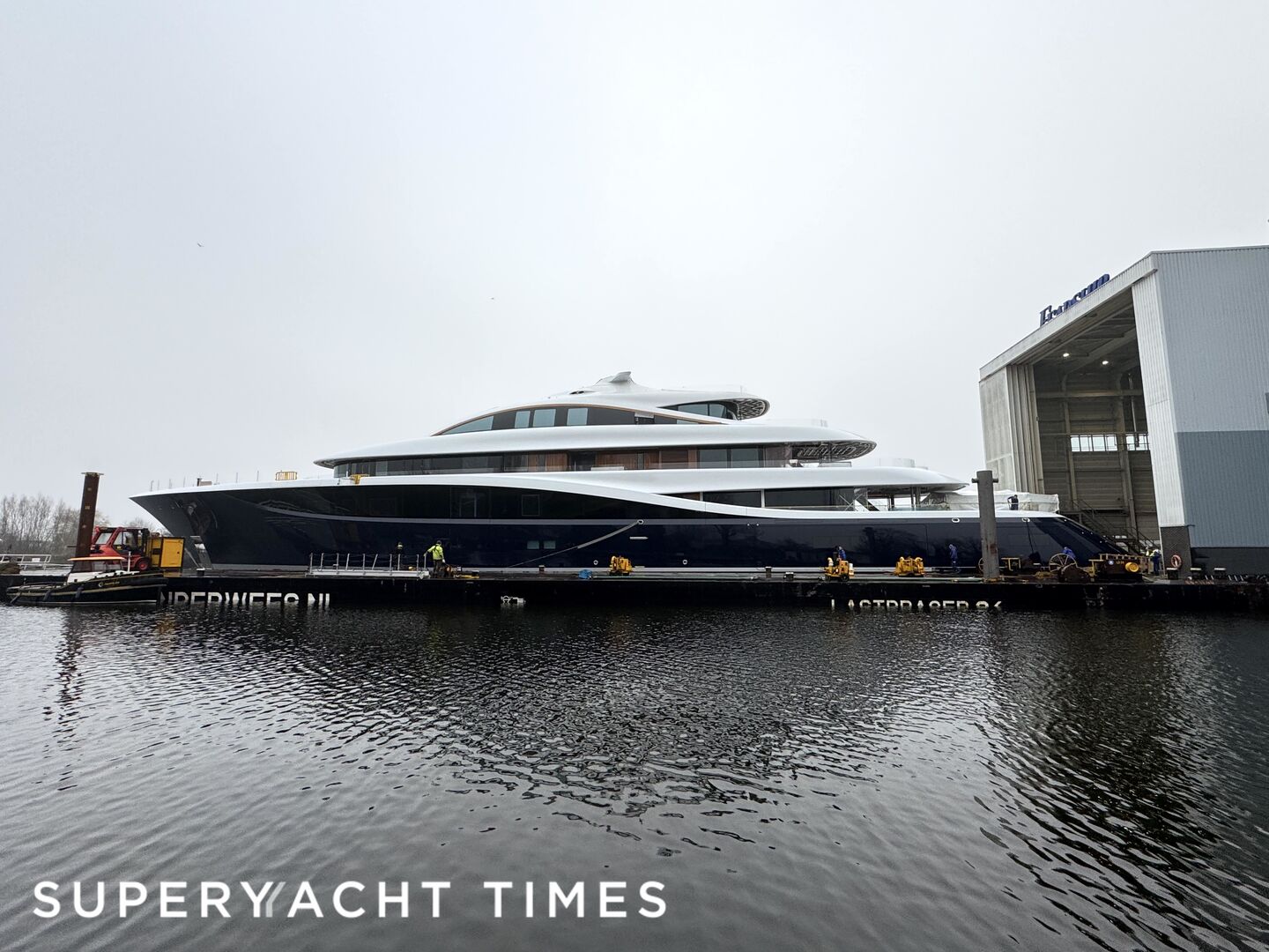 80m Feadship 714 superyacht launched
