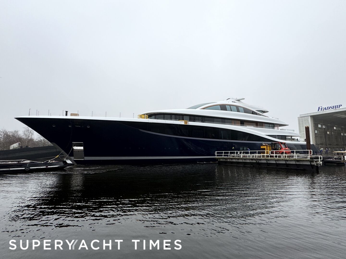 80m Feadship 714 superyacht launched