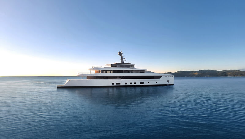 59m Perini Navi superyacht Fantasy launched