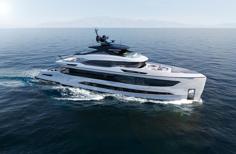 43m nature-inspired custom superyacht concept unveiled by Designovum