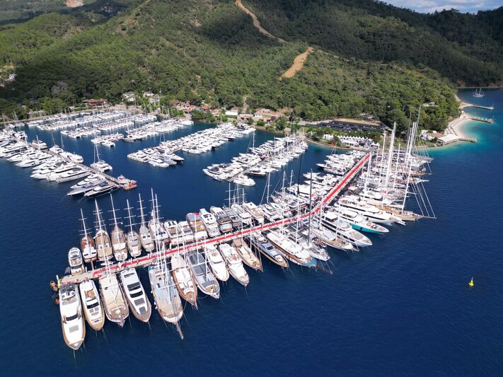 The largest yachts attending TYBA 2025