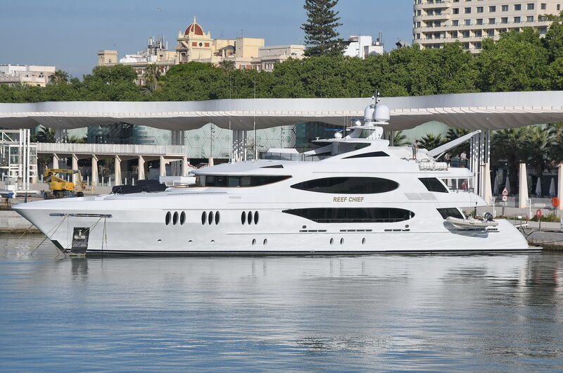 49m Trinity superyacht Reef Chief in Málaga