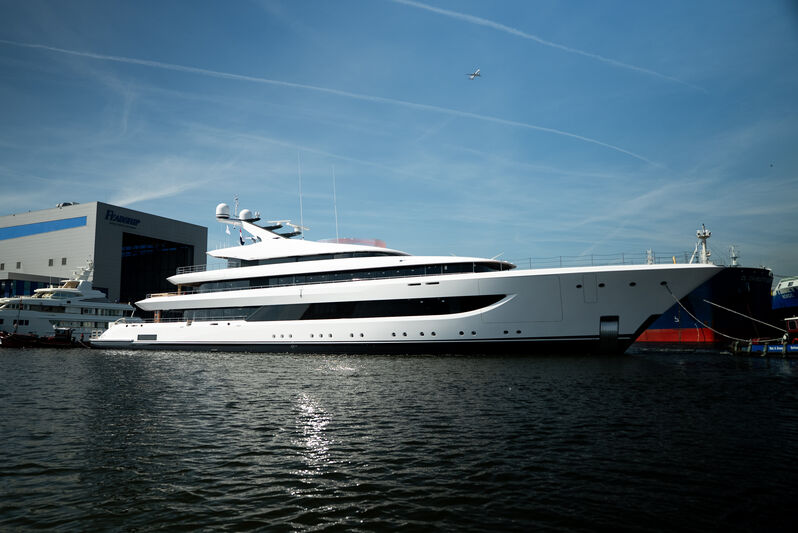 Exclusive: 72m Feadship 827 yacht launched alongside 60m Paraffin relaunch