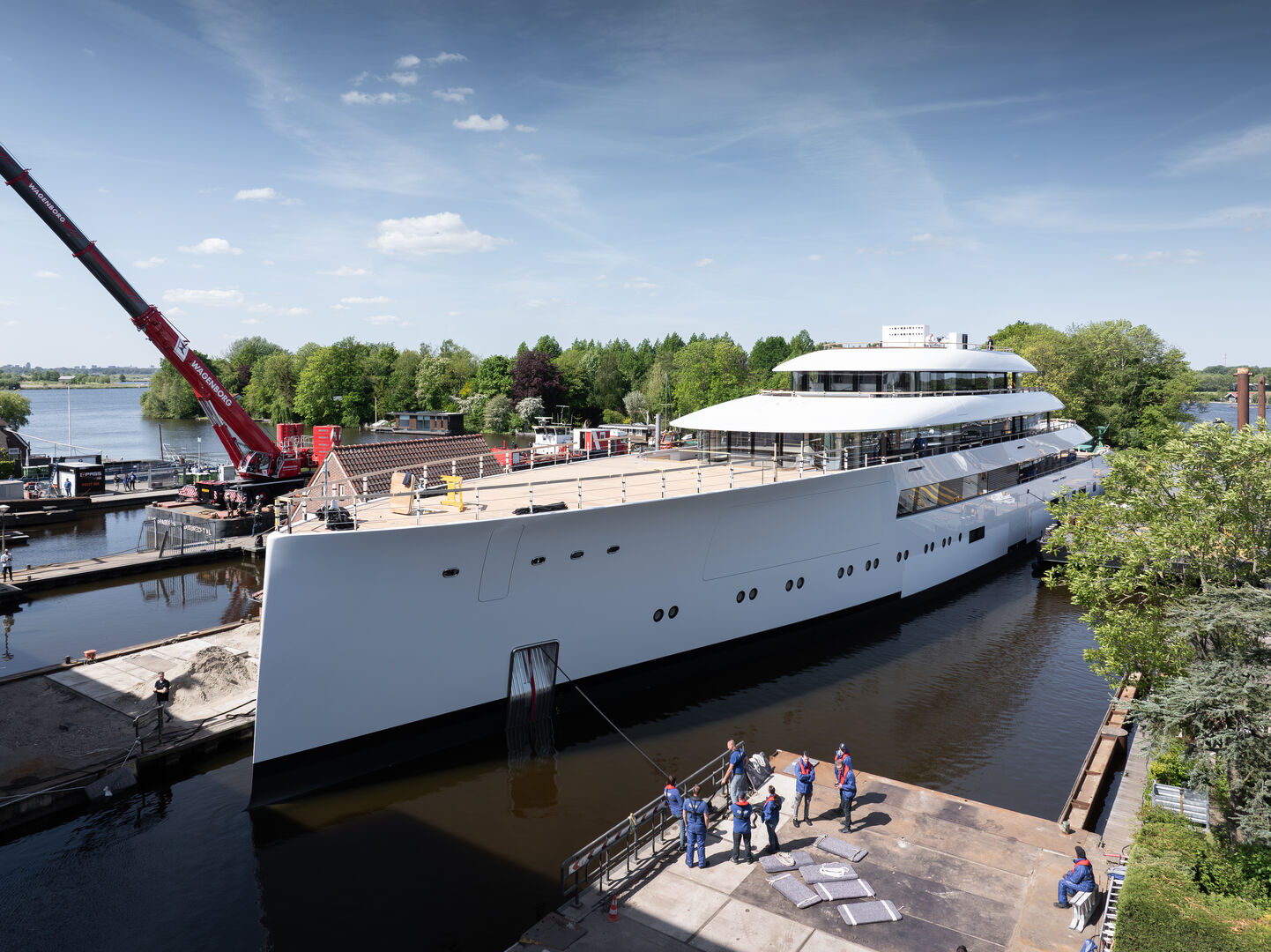 Exclusive: 100m Feadship 824 superyacht launched