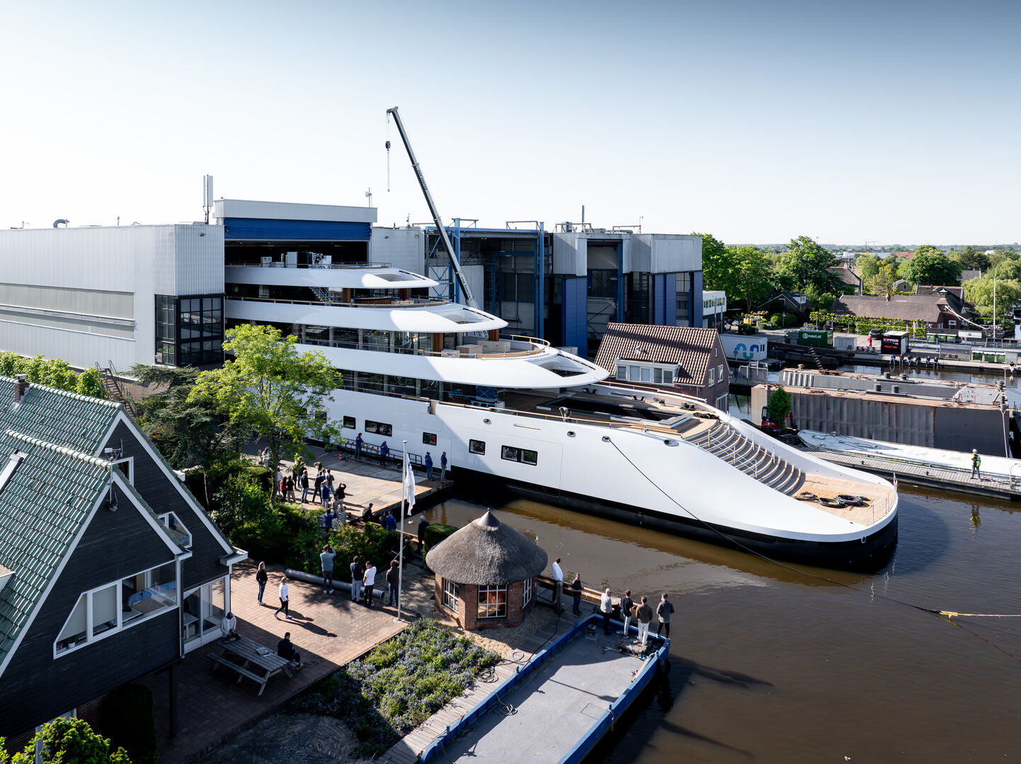 Exclusive: 100m Feadship 824 superyacht launched