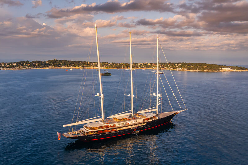 127m Oceanco superyacht Koru on the French Riviera