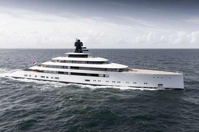 Exclusive: 100m Feadship 824 superyacht on sea trials