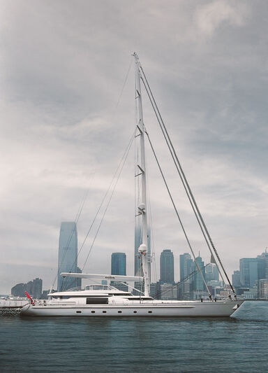 49m Alloy sailing yacht Kaizen completes refit at NCA