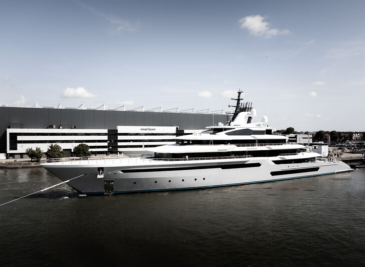 111m Oceanco Y722 superyacht Leviathan launched