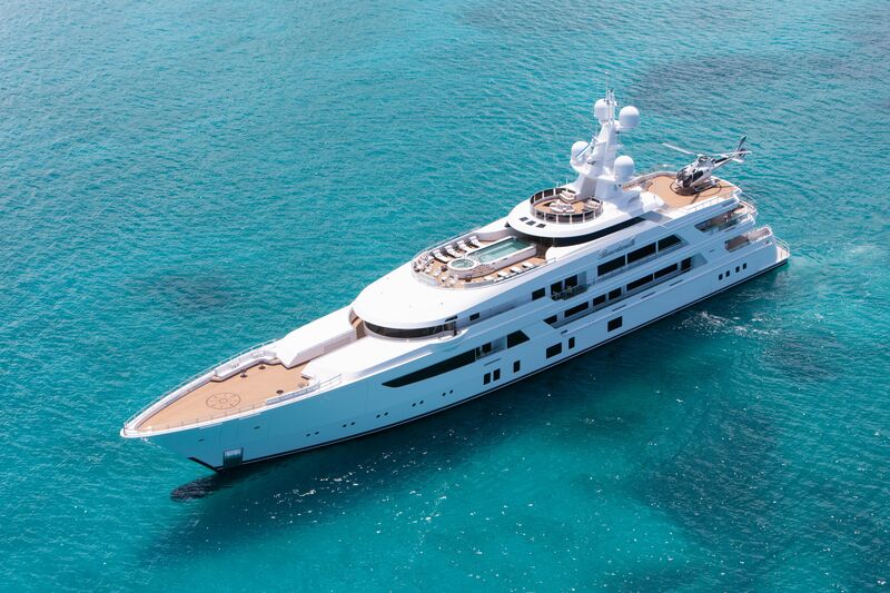 77m Feadship superyacht Boardwalk for sale and to exhibit at Monaco
