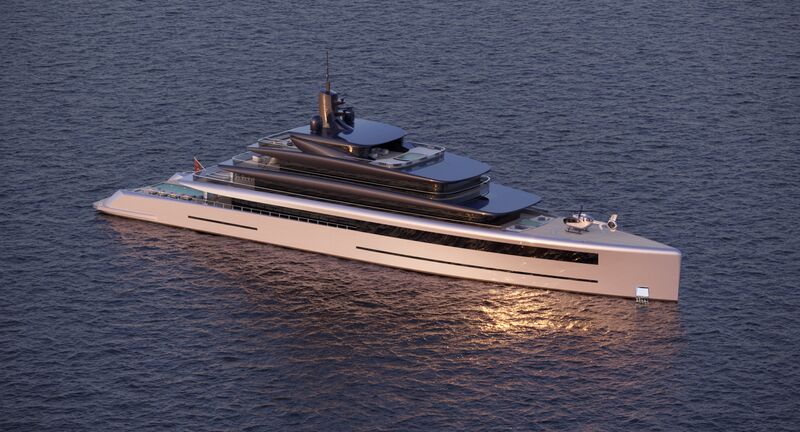 Interior concept for 93-metre Mediterranean-inspired superyacht Waves ...