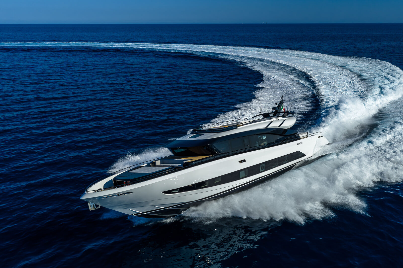 AB Yachts unveils new images of first AB95 yacht