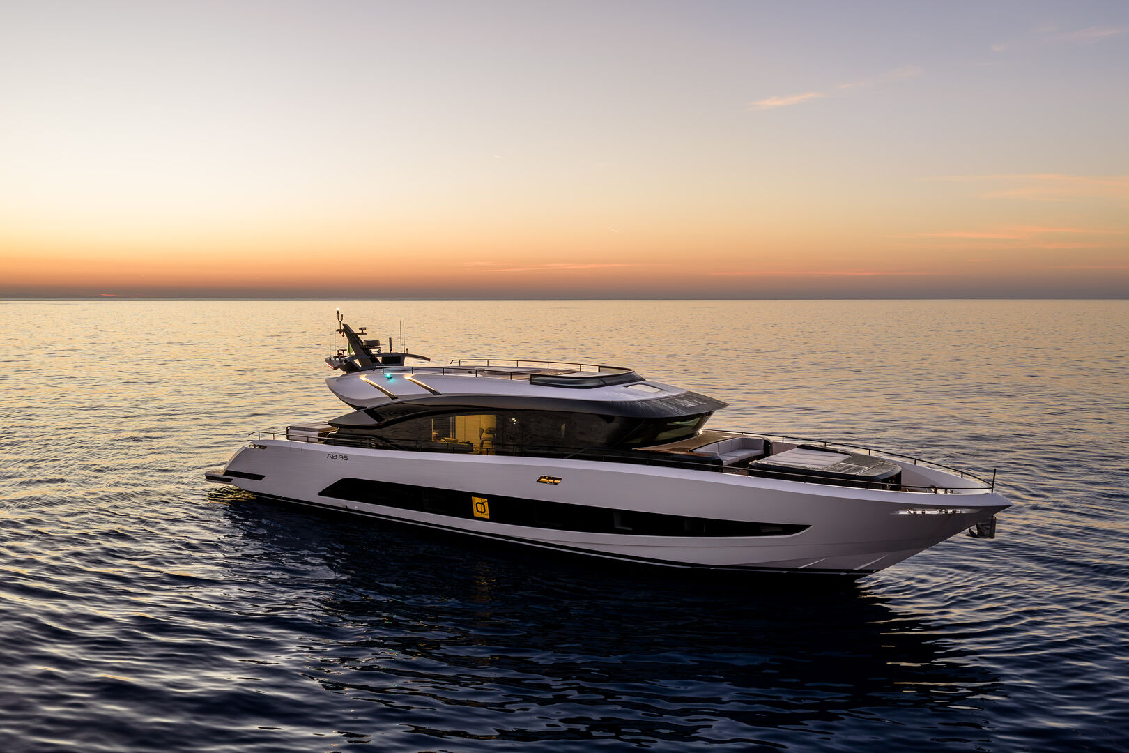 AB Yachts unveils new images of first AB95 yacht