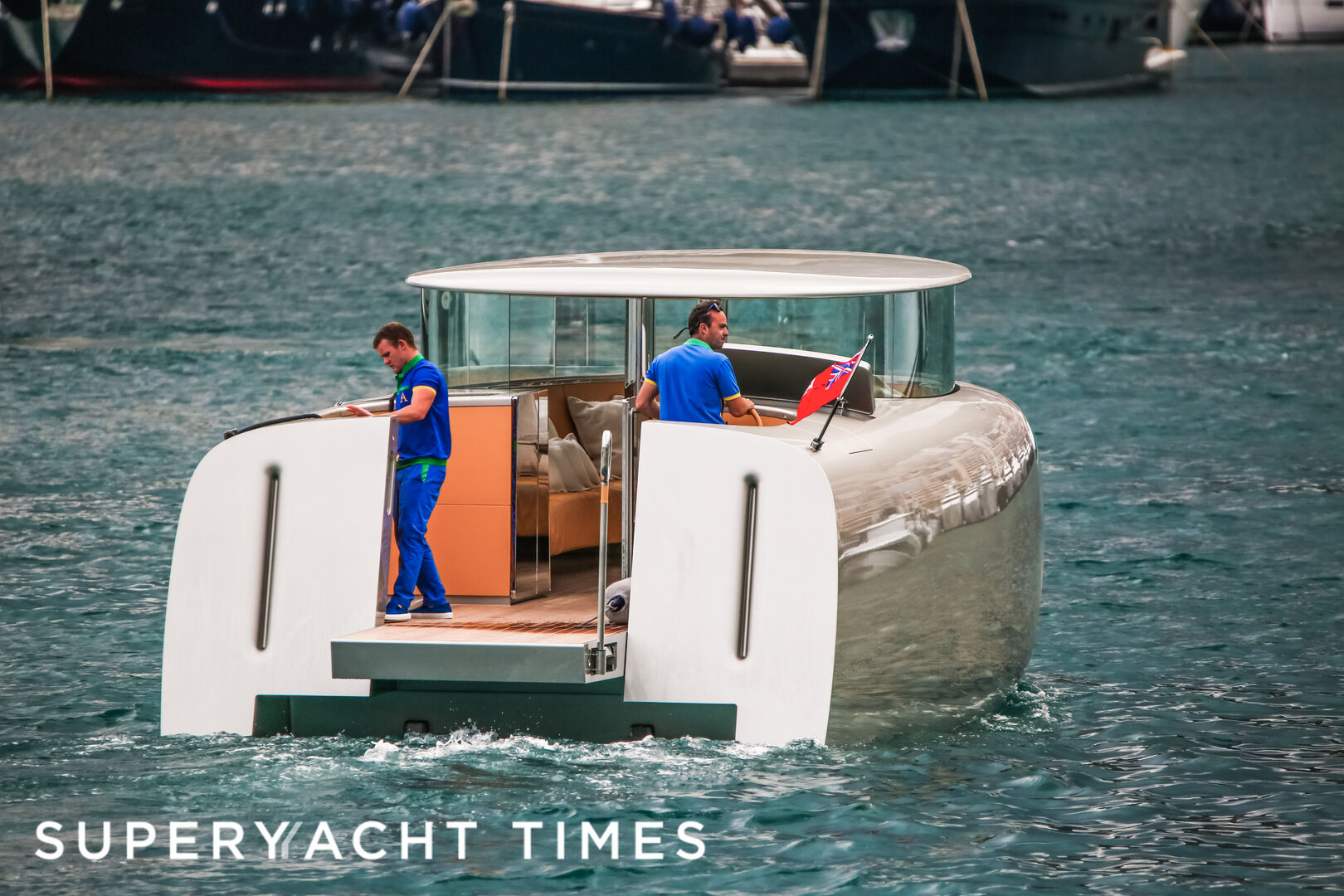 The 142m Sailing Yacht A and her four custom tenders