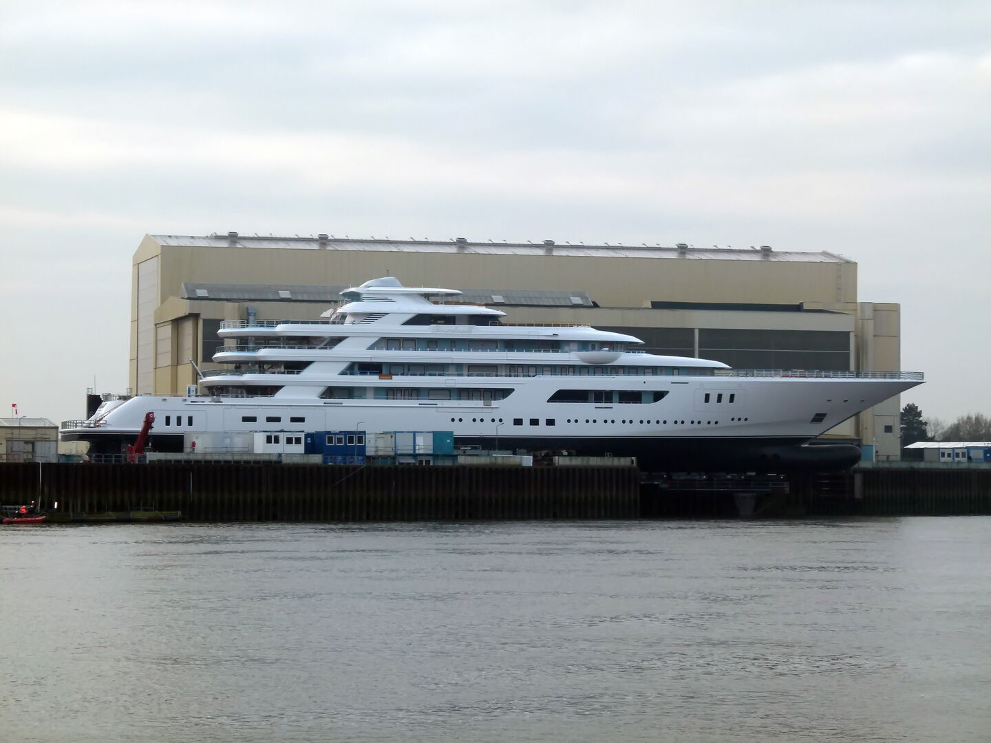 In Pictures: 117m Lürssen yacht Boardwalk launched