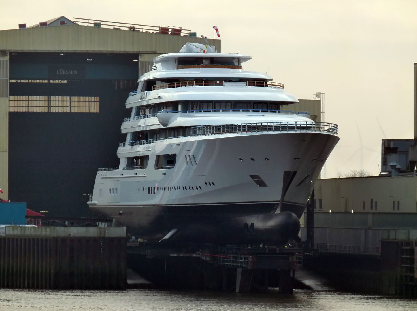 In Pictures: 117m Lürssen yacht Boardwalk launched