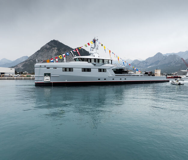 Exclusive: 102m Lürssen superyacht JASSJ launched